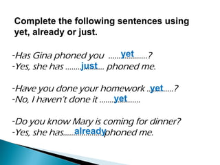 Present perfect | PPT