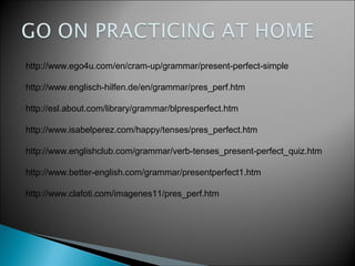 Present perfect | PPT