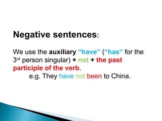 Present perfect | PPT