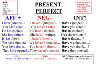 Present perfect | DOC
