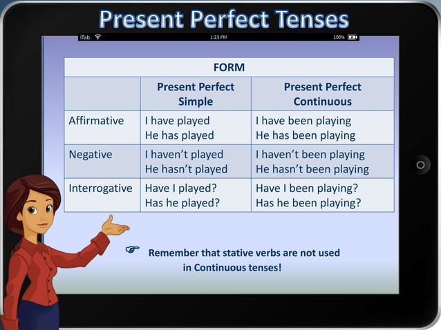 Present perfect | PPTX