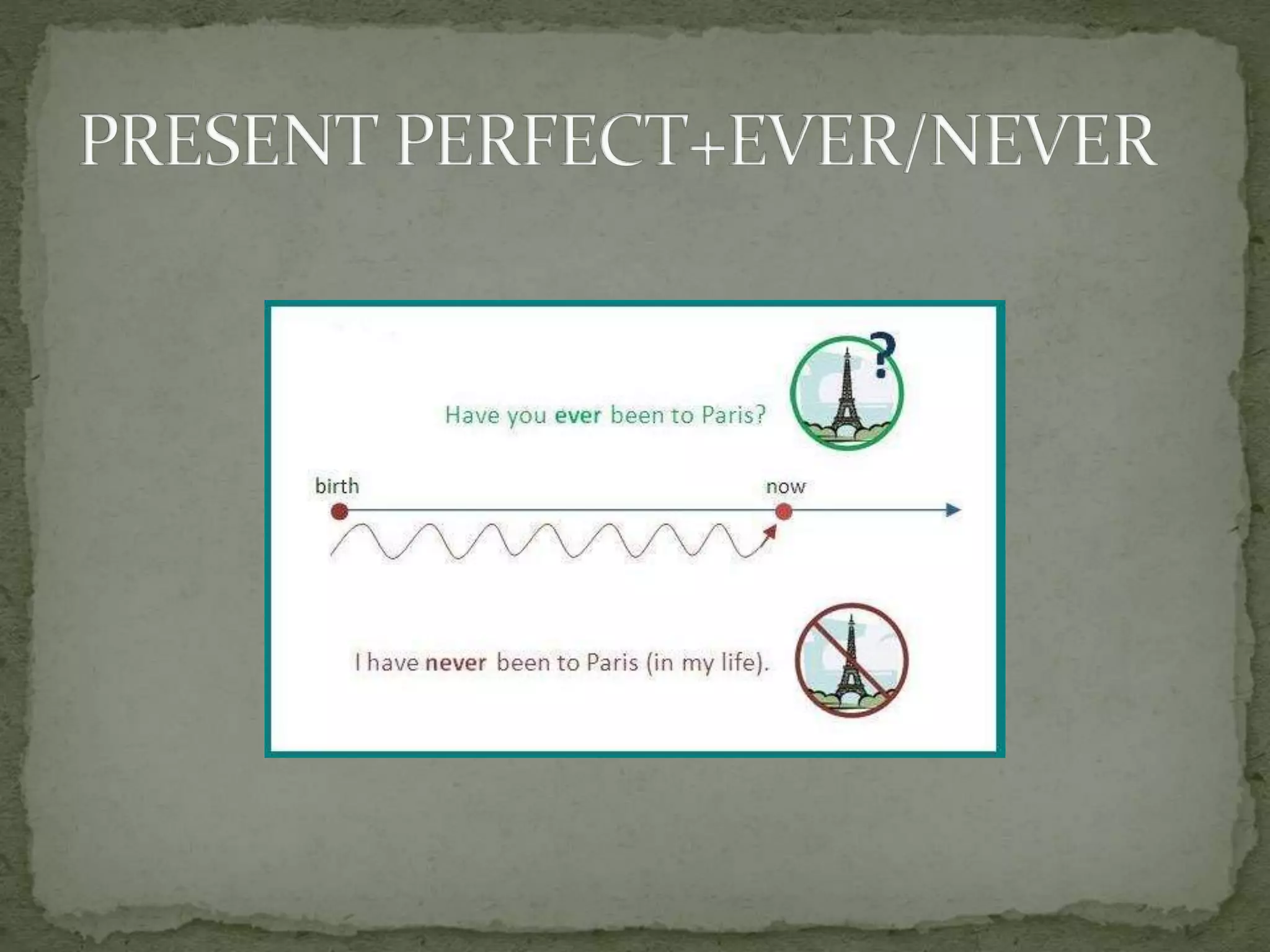 Present perfect | PPTX