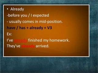 Present perfect | PPT