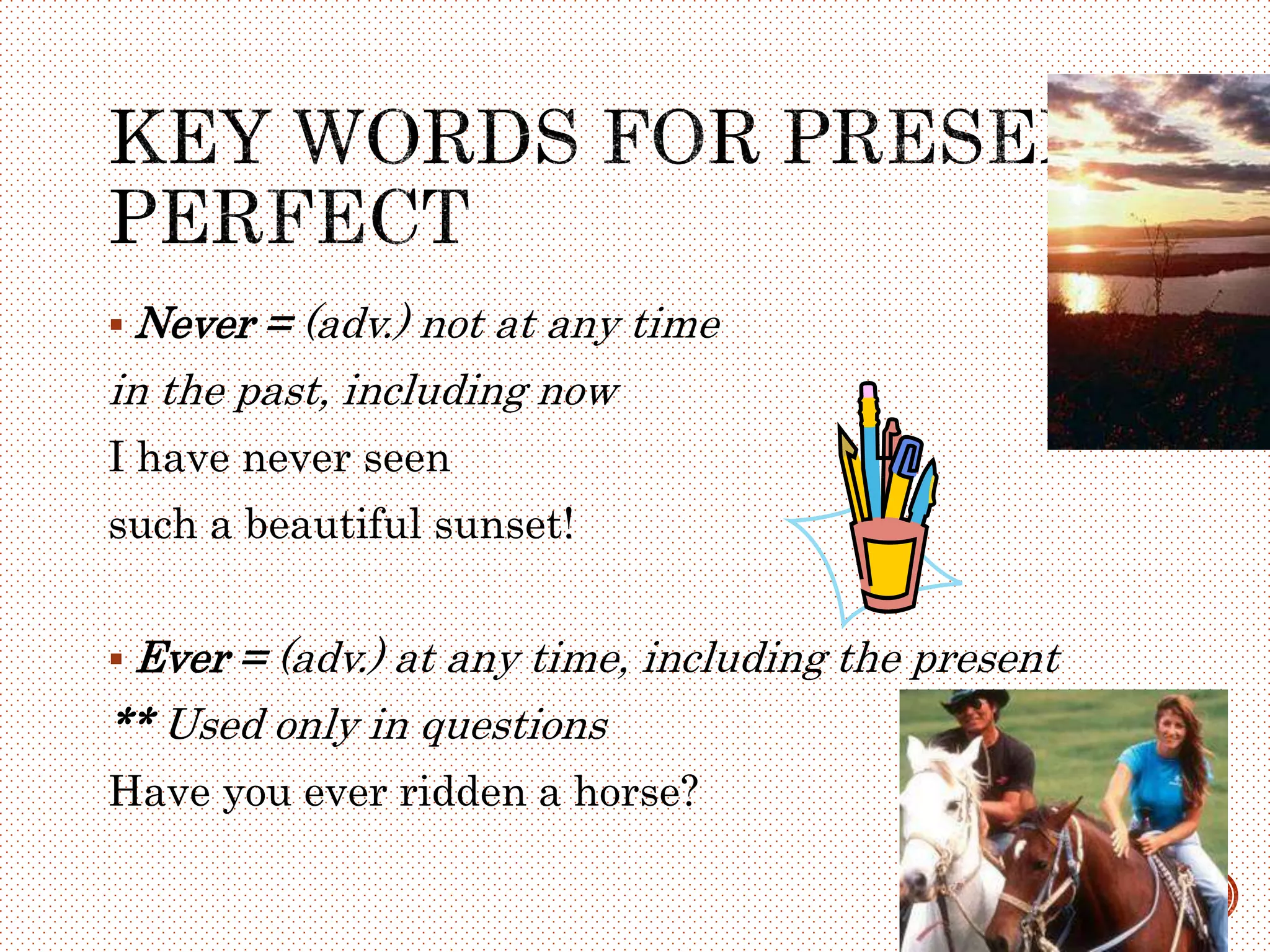 Present perfect | PPTX