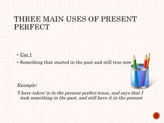 Present perfect | PPTX