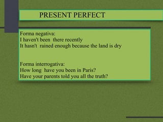 Present perfect | PDF