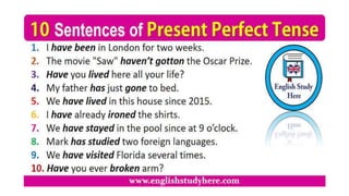 Present perfect | PPTX