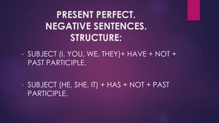 Present perfect | PPT