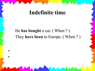 Present perfect | PPT | Free Download