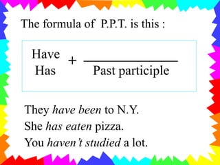 Present perfect | PPTX
