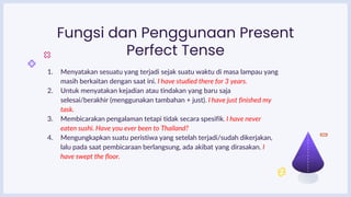 Present Perfect Tense for English Grammar | PPT