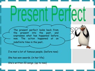 Present perfect.pptx first grade high school | PPTX