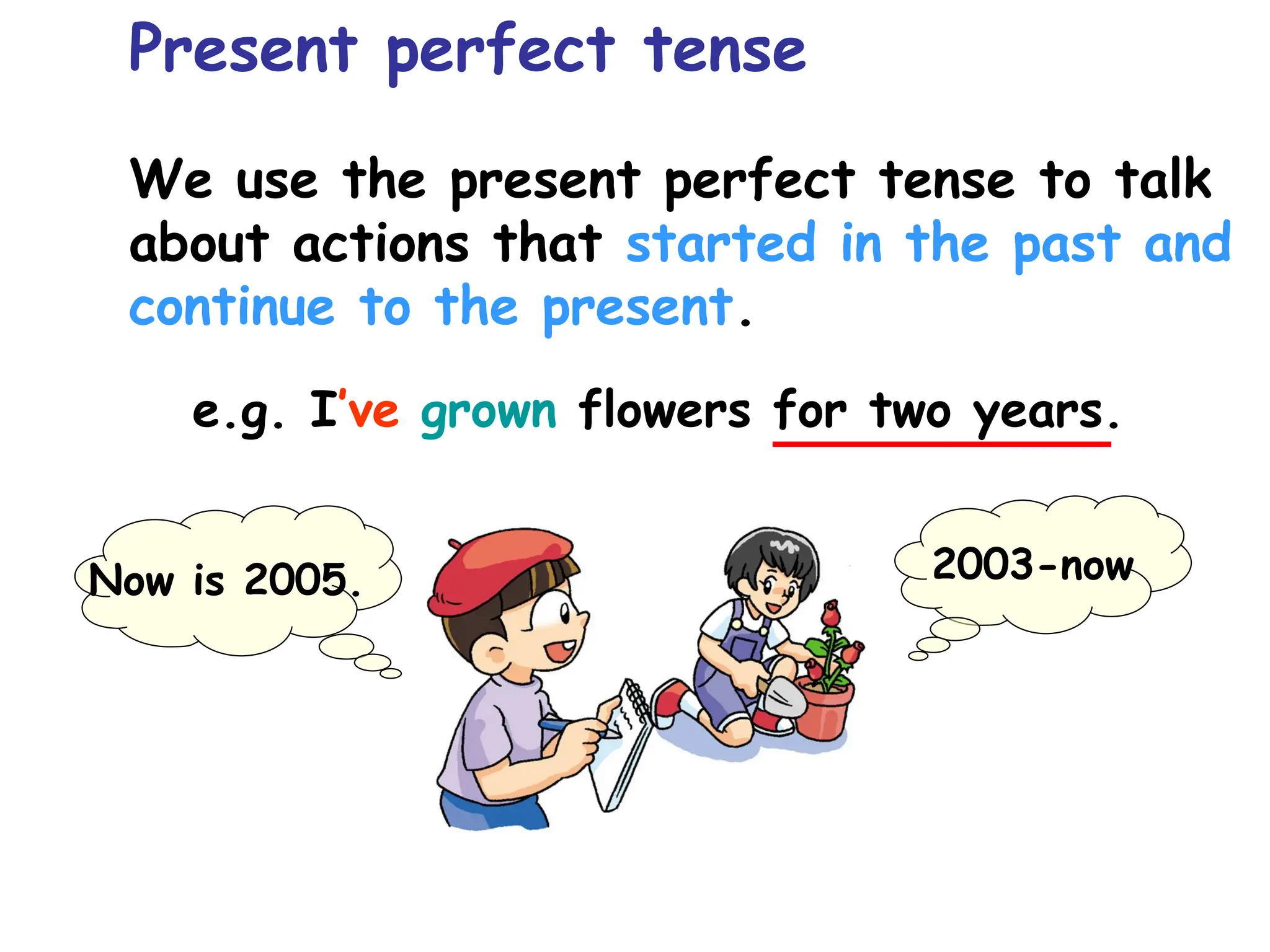 Present perfect and simple past tense.ppt