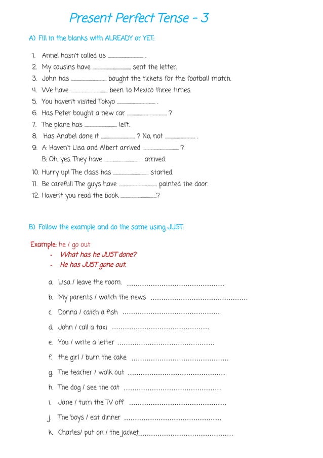 Present perfect 3 | PDF