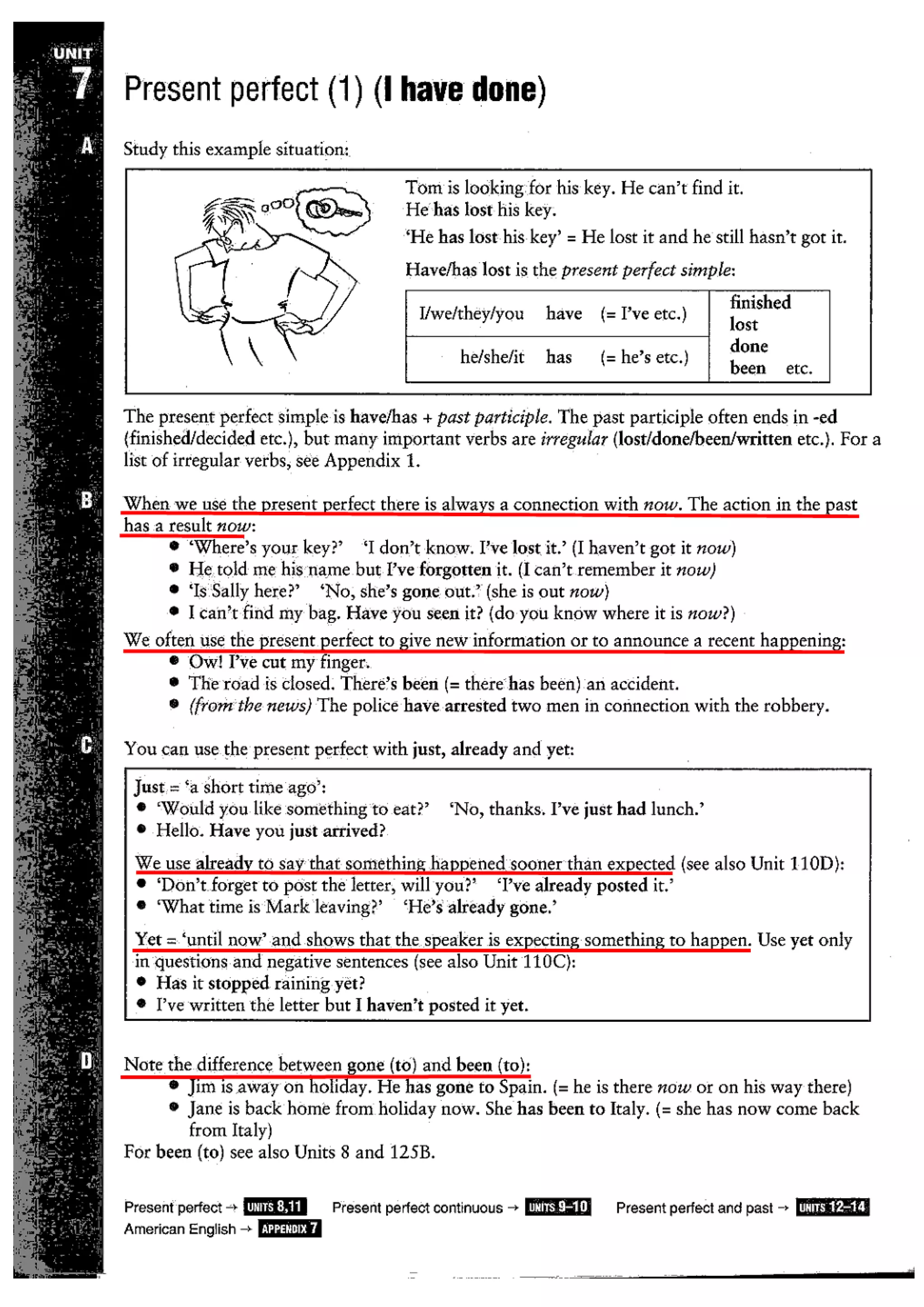 Present perfect explanation-co3 | PDF