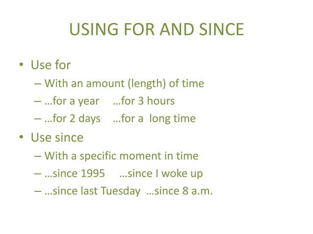 Present perfect module 1.pps