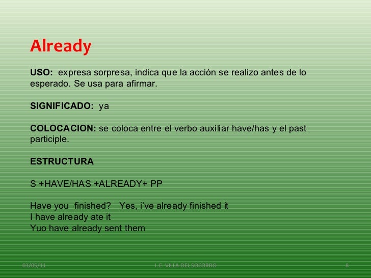 Present perfect 1