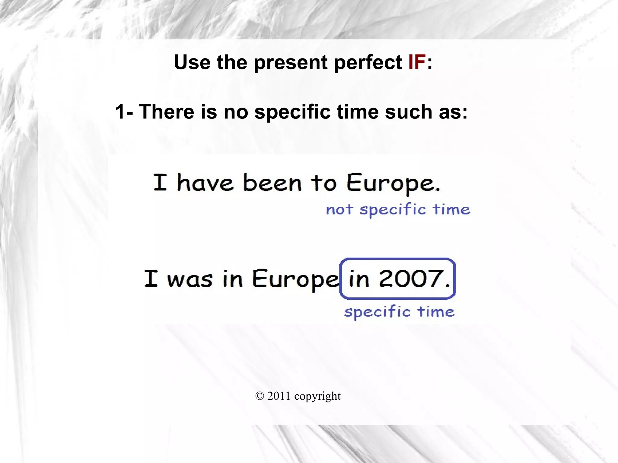 Present perfect | PPT
