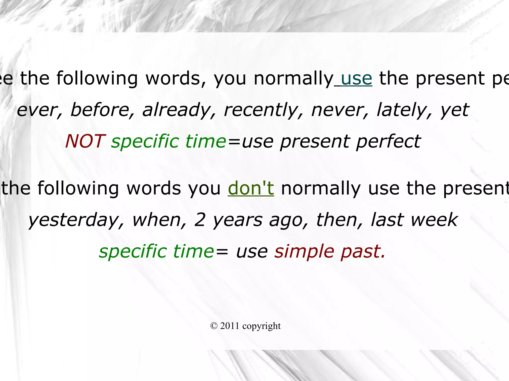 Present perfect | PPT