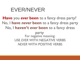 Present perfect 3 | PPT