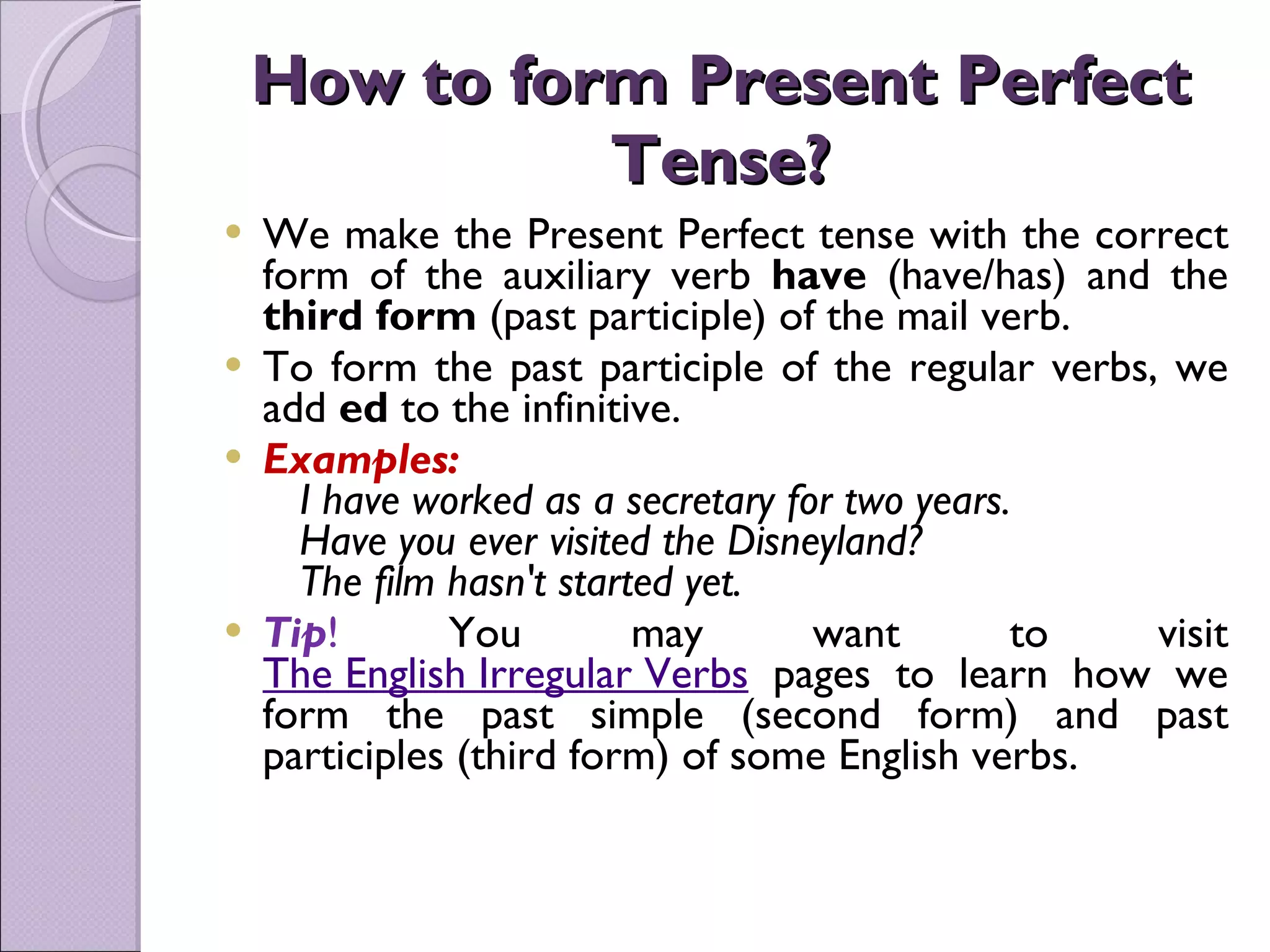 Present perfect 3 | PDF