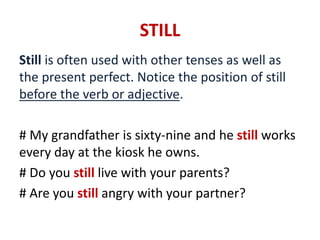 Present perfect active | PPT