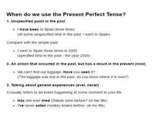 Present perfect (affirmative) class | PPT