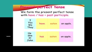 Presentation PRESENT PERFECT AND PAST SIMPLE.pptx