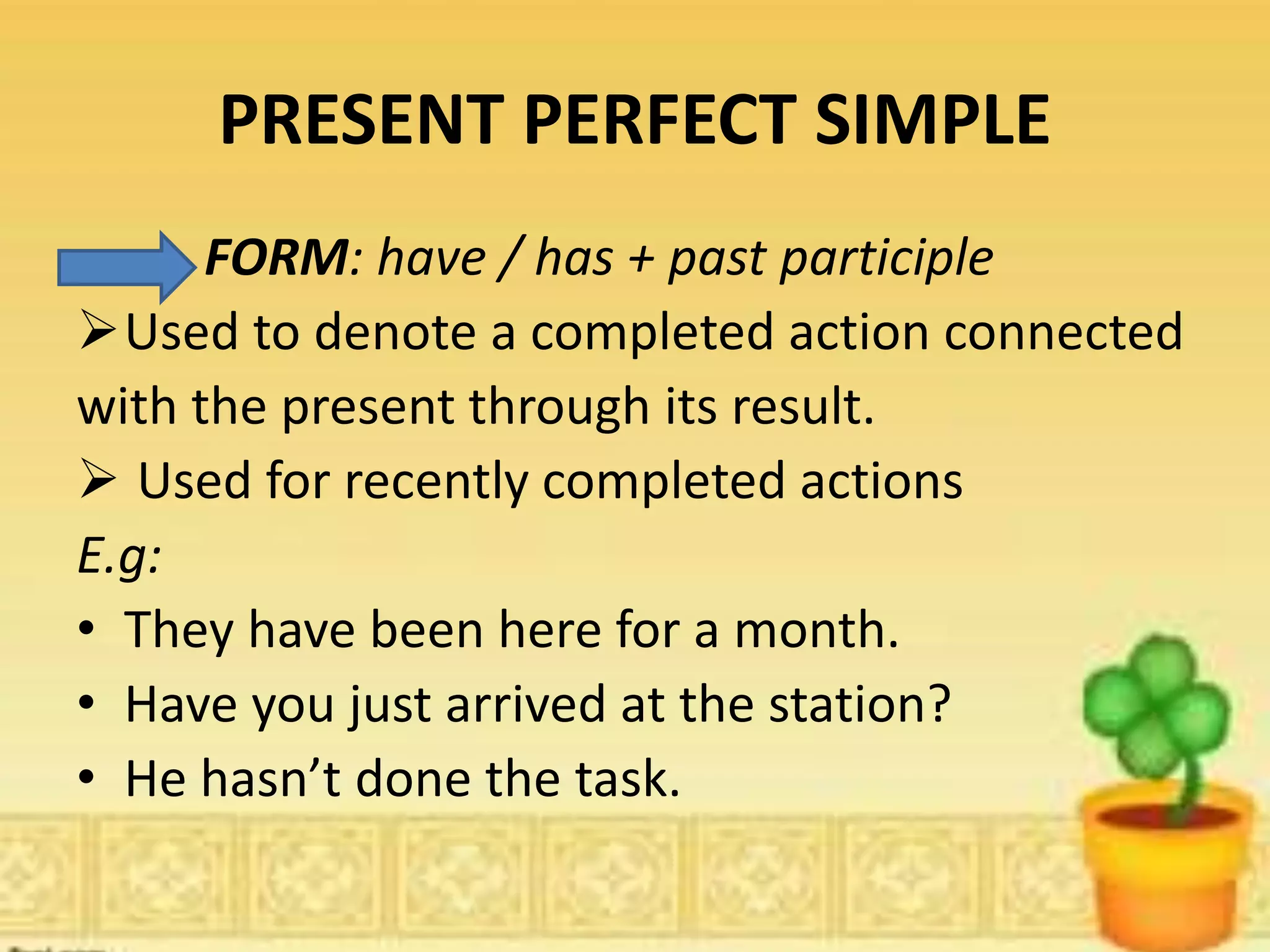 Present perfect and present perfect continous | PPT
