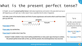 PRESENT PERFECT | PPTX