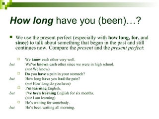 Present perfect continuous | PPT