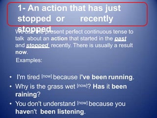 Present perfect continuous / present perfect progressive | PPT