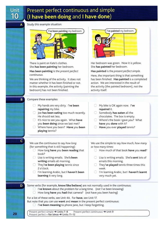 Present perfect continuous 2 ( intermediate) | PDF