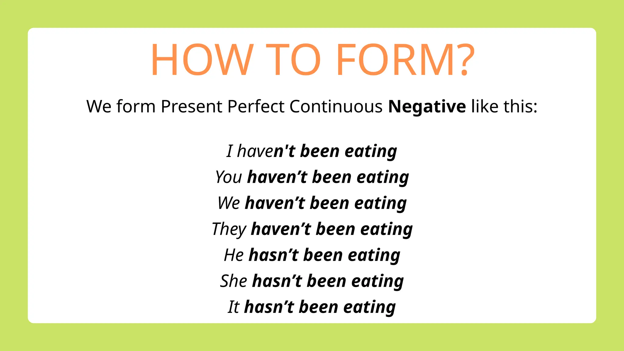 Present Perfect Continuous8.pptxPresent Perfect Continuous8.pptx