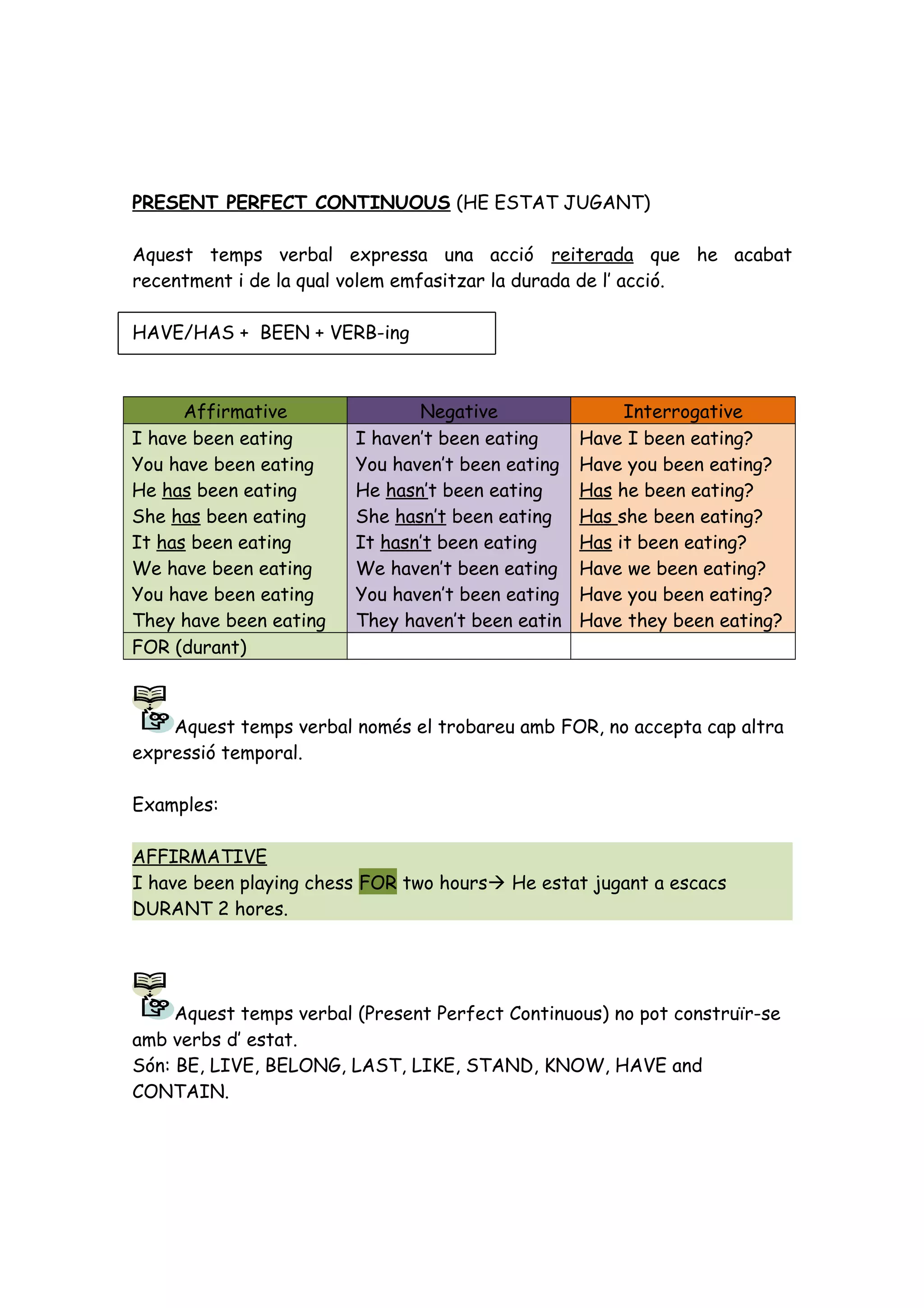 Present perfect simple and continuous | DOC | Board Games and Puzzles ...