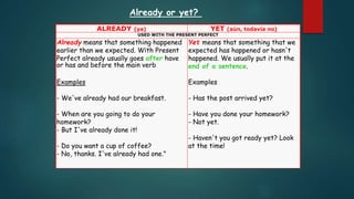 Present perfect mag | PPT