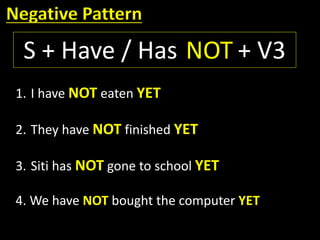 Present perfect material | PPT