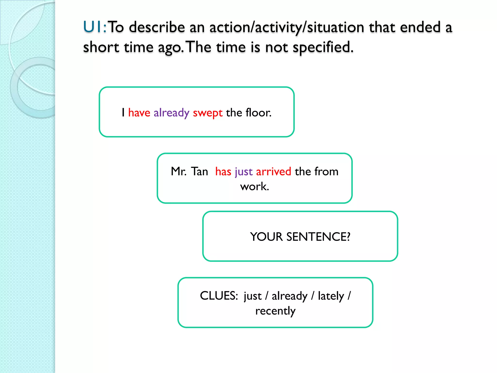 Present perfect notes | PPTX