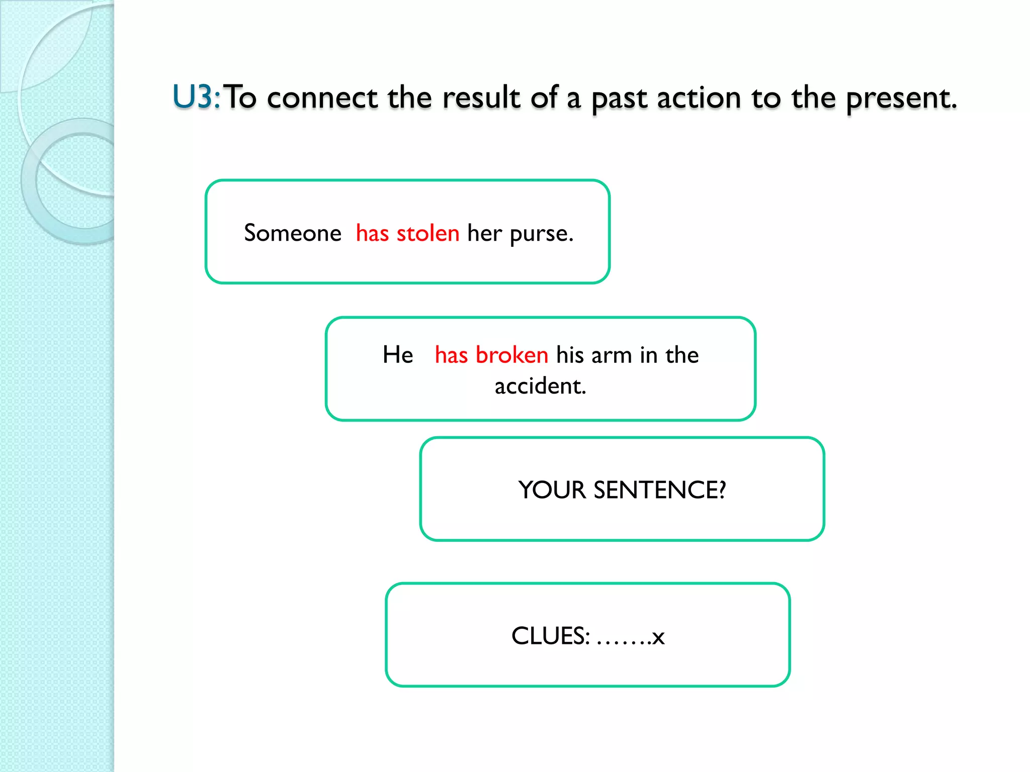Present perfect notes | PPTX