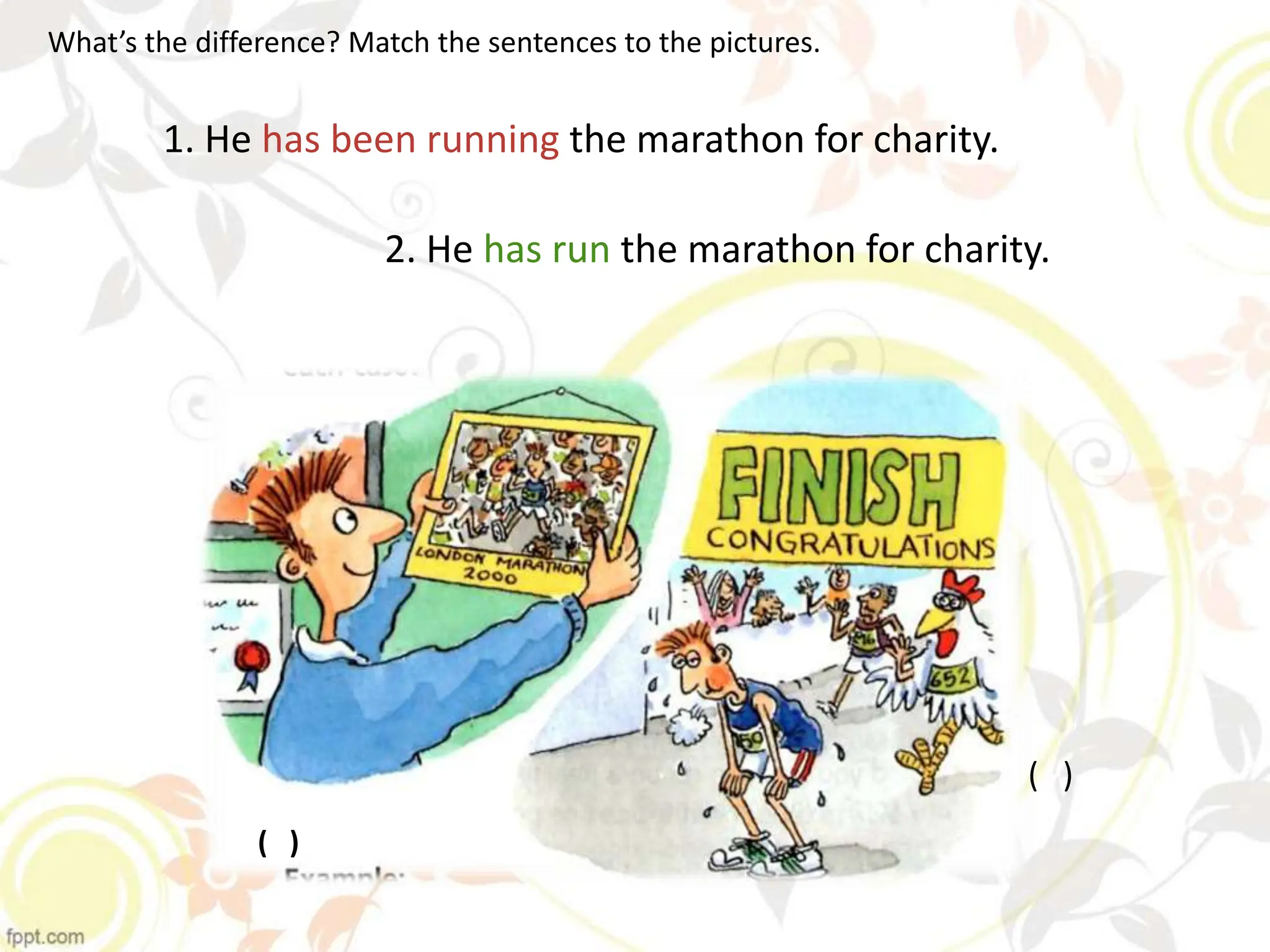 Present Perfect or Present Perfect Continuous PowerPoint; Inlingua DC ...