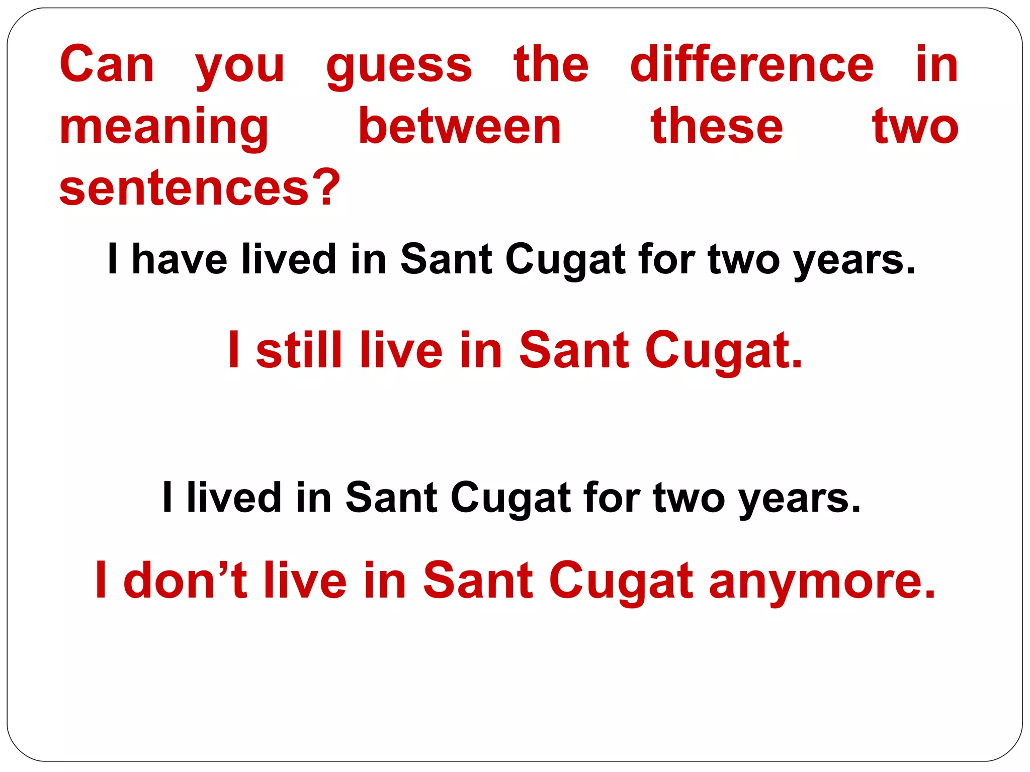 Present Perfect & Past Simple Presentation | PPT