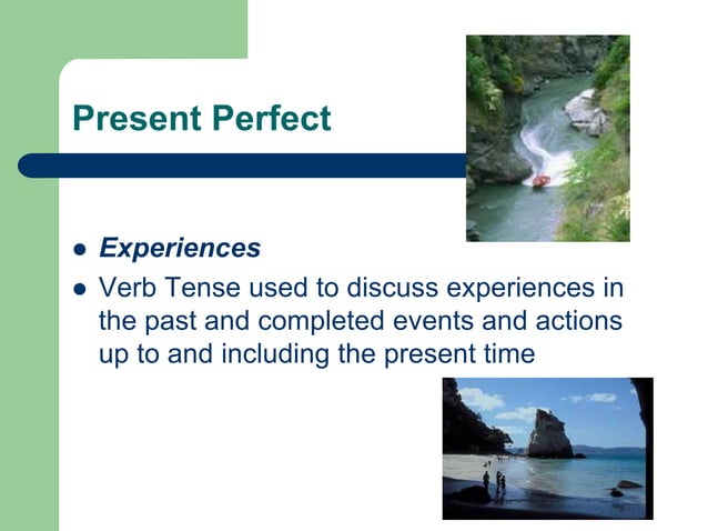 Present Perfect Power Point | PPTX