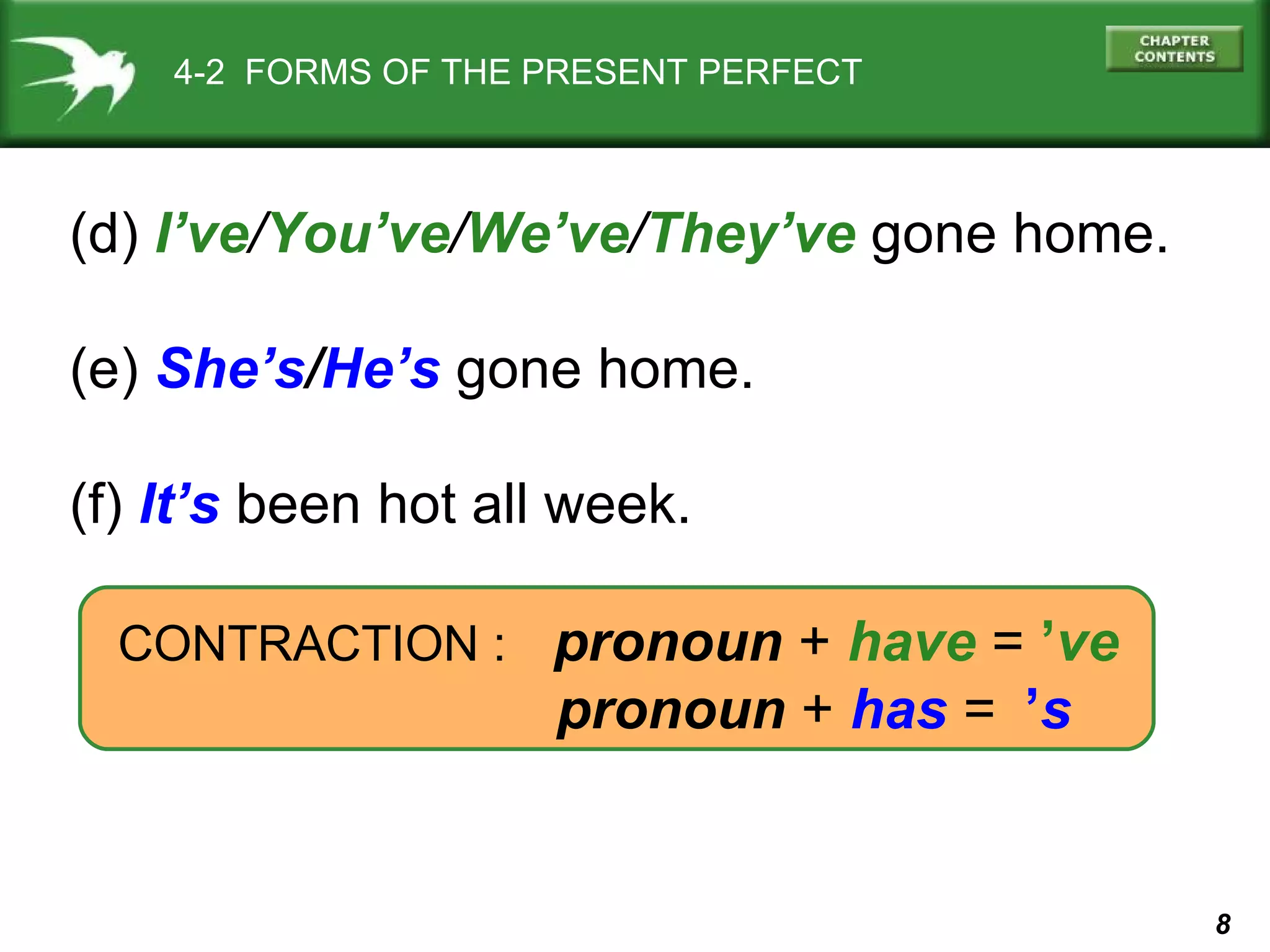 Present Perfect Powerpoint 2 | PPS