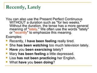 Present perfect progressive | PPT