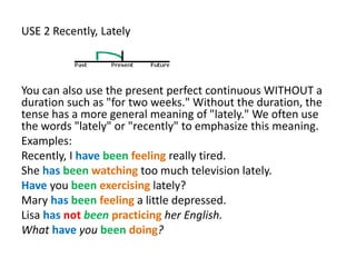 Present Perfect Progressive | PPTX
