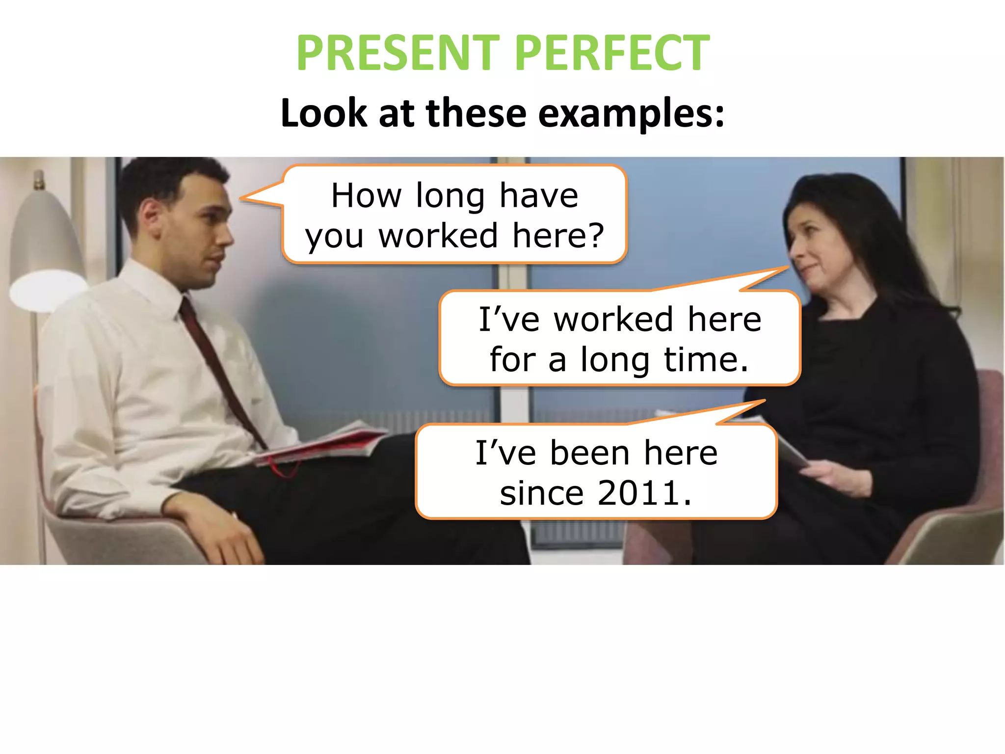 Present perfect review power point | PPTX