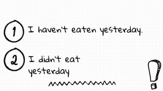 Present Perfect Tense Rules - English classes | PPT