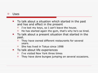 Present Perfect Simple | PPT