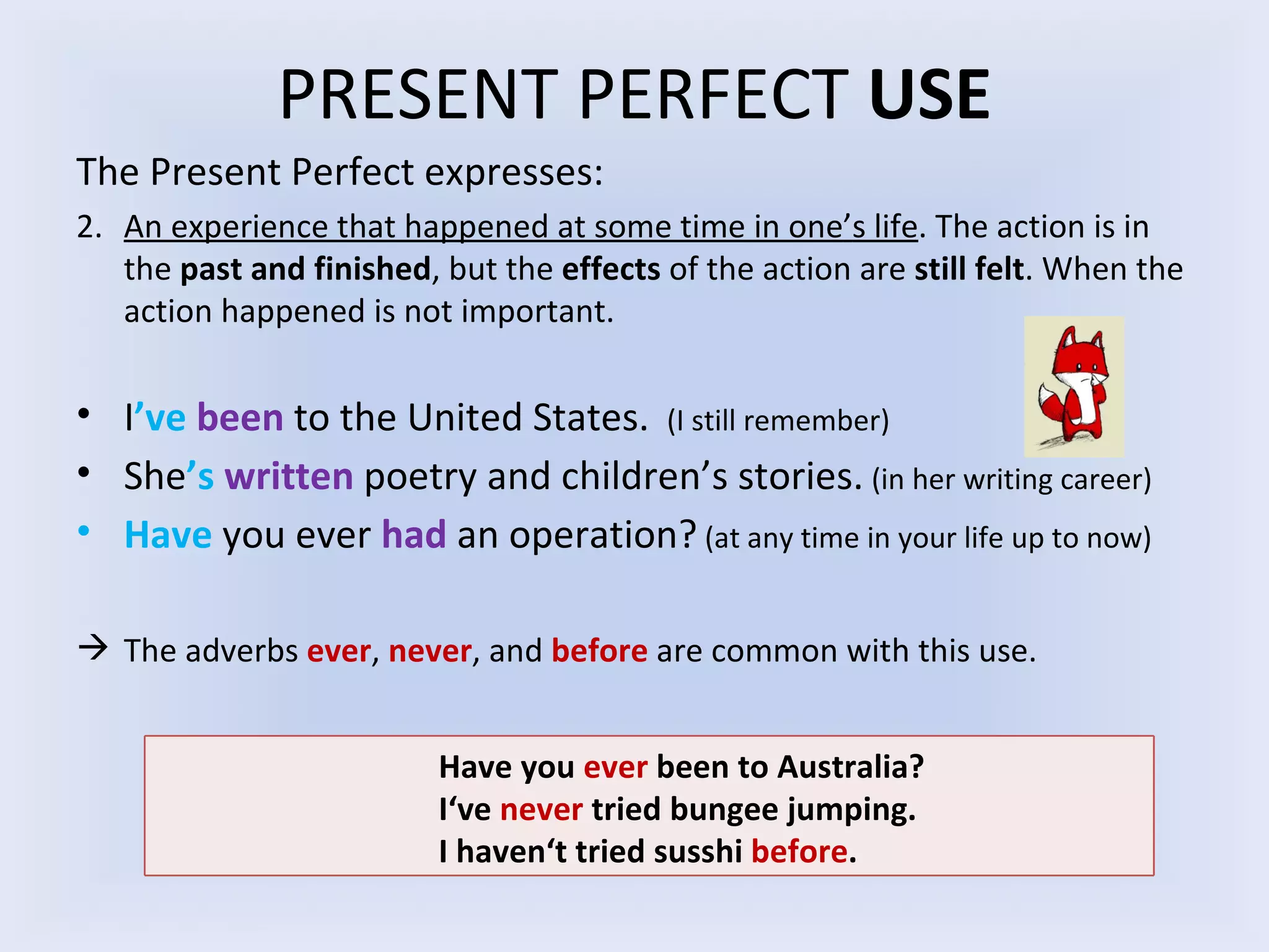 Present Perfect | PPT