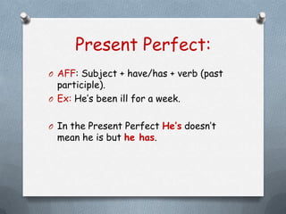 Present perfect simple | PPT